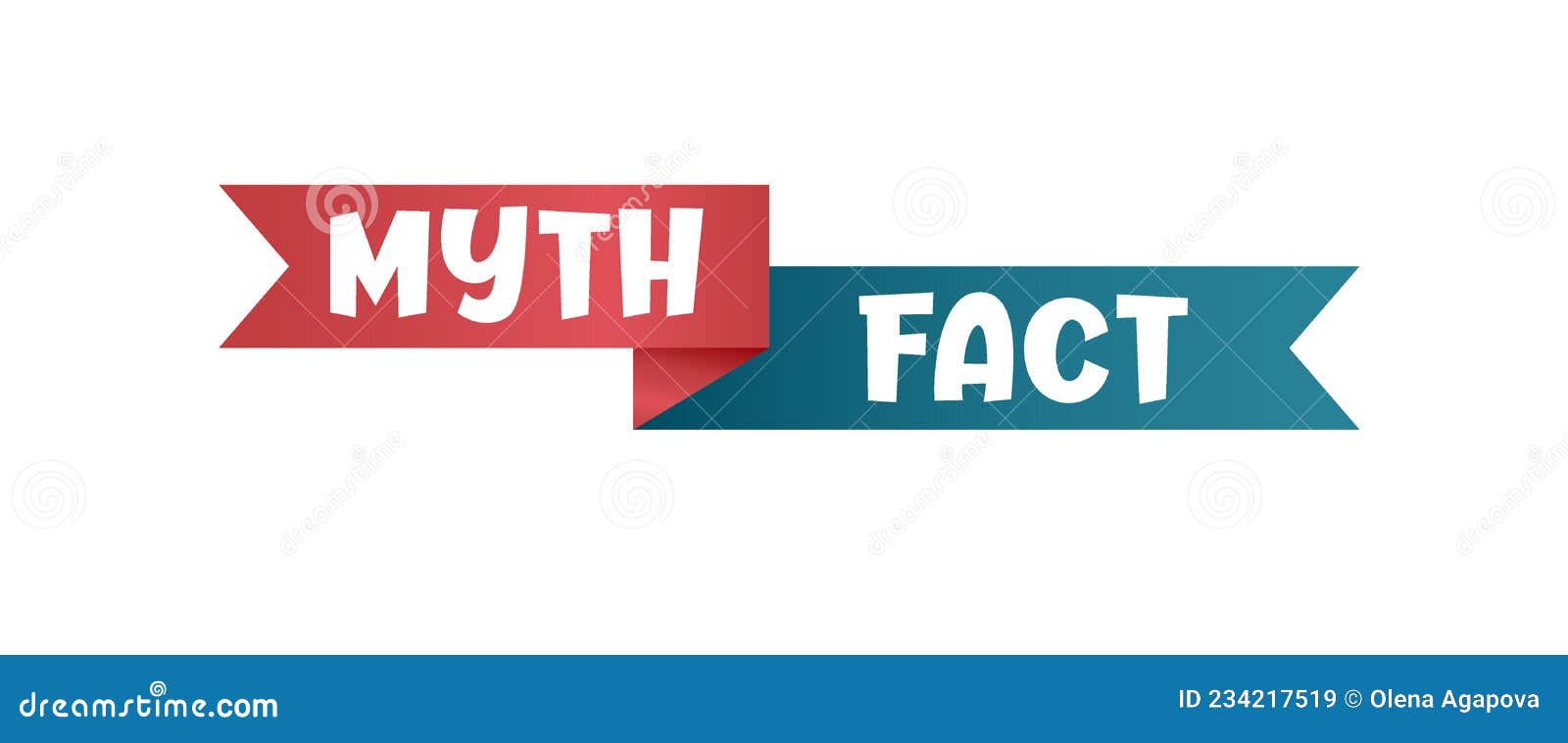 Myths and Facts Sign. Myths Vs Facts Header Design. True or False Facts ...