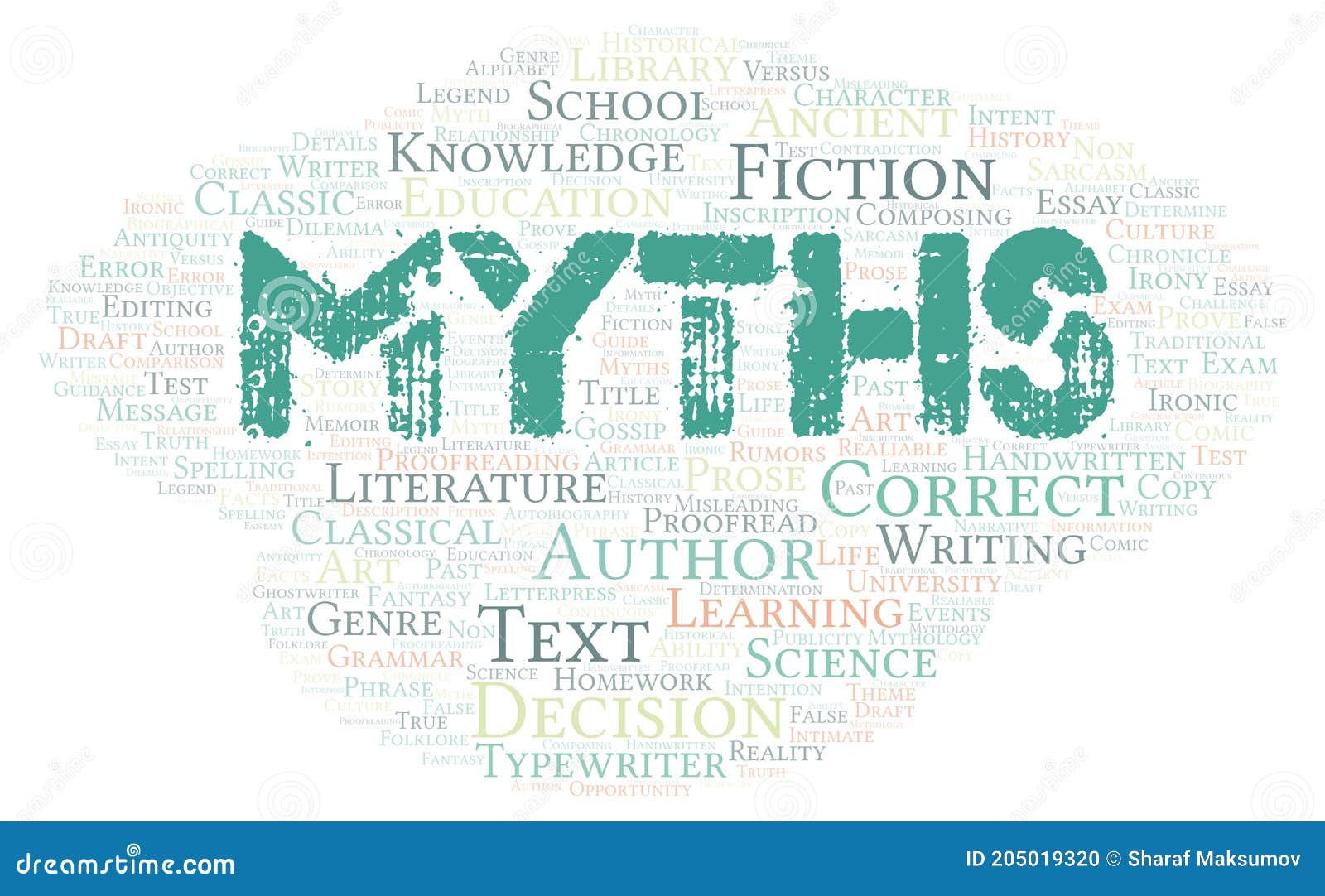 Myths Letters Stock Photo | CartoonDealer.com #218226384