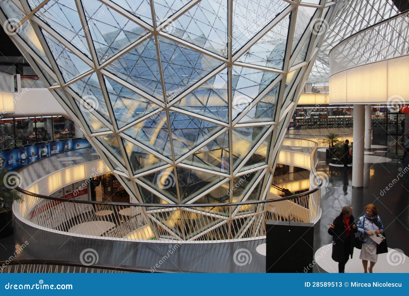 MyZeil Frankfurt editorial stock photo. Image of city - 28589513