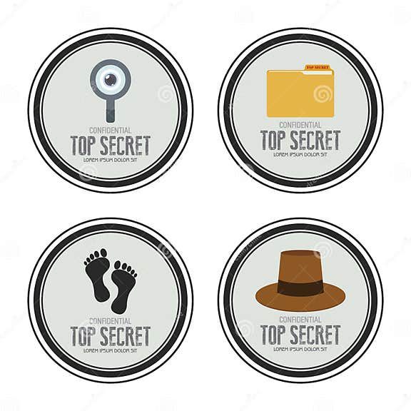 Máximo secreto ilustración del vector. Ilustración de palabra - 62498434