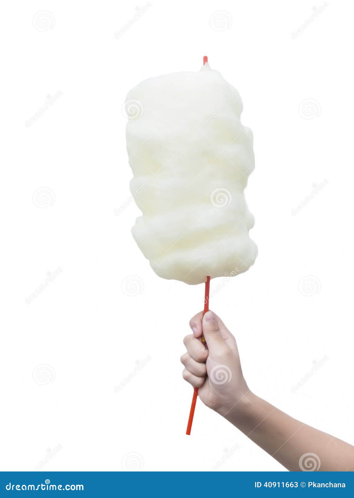 Mão Que Guarda O Algodão Doce Imagem de Stock - Imagem de sopro, nuvem: 40911663