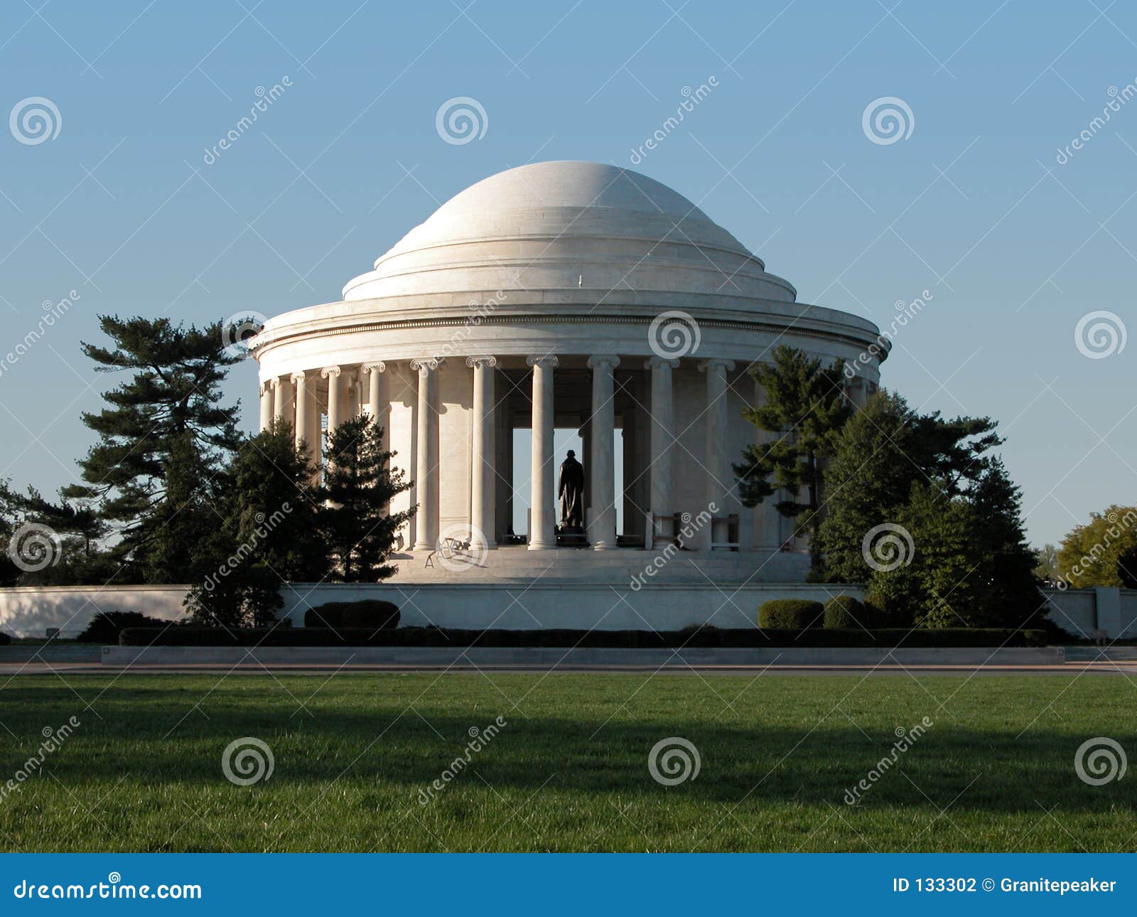 Mémorial De Jefferson - C.C Photo stock - Image du marbre, mail: 133302