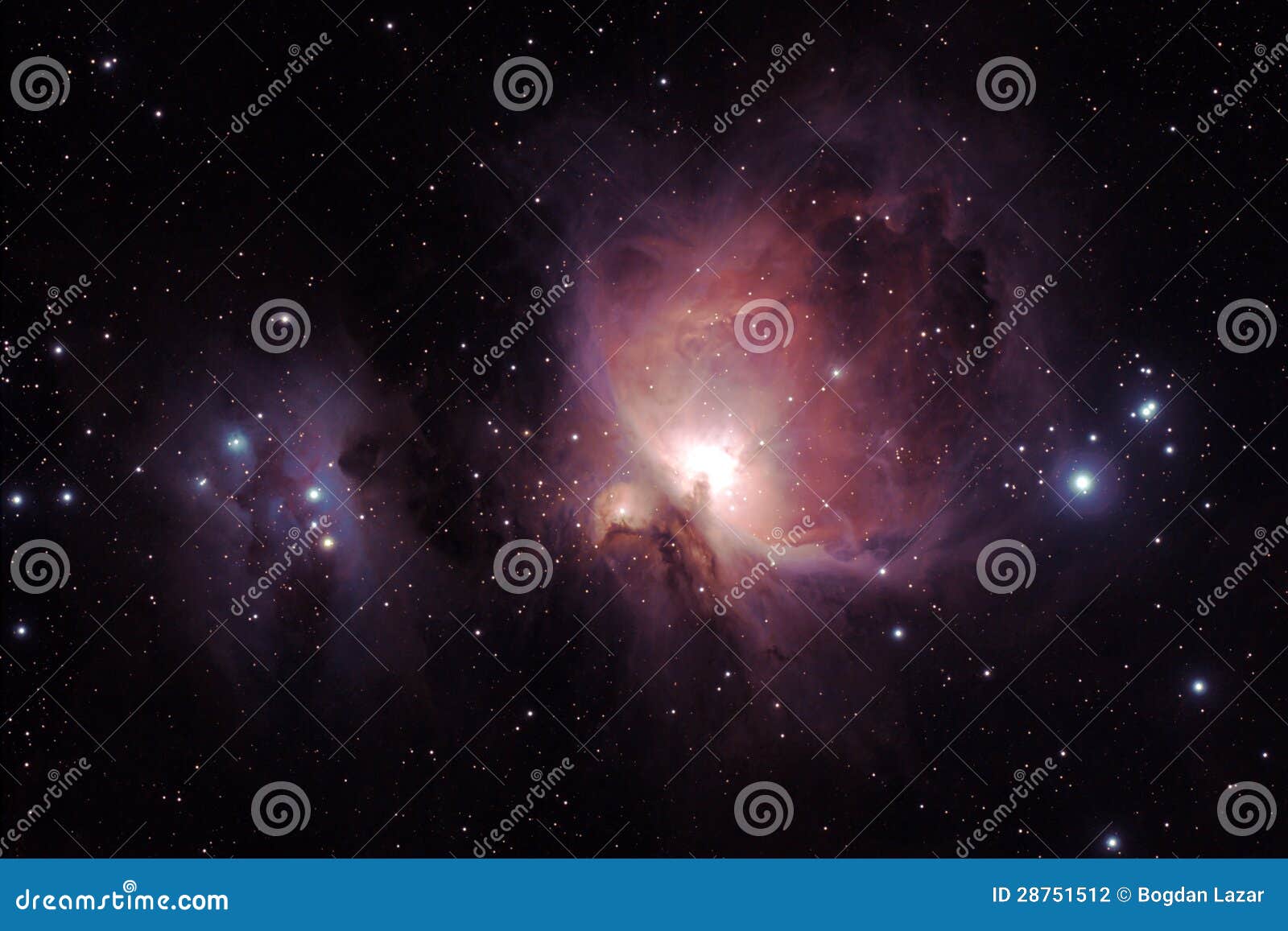 Nébuleuse d'Orion - M42 photo stock. Image du homme, univers - 28751512