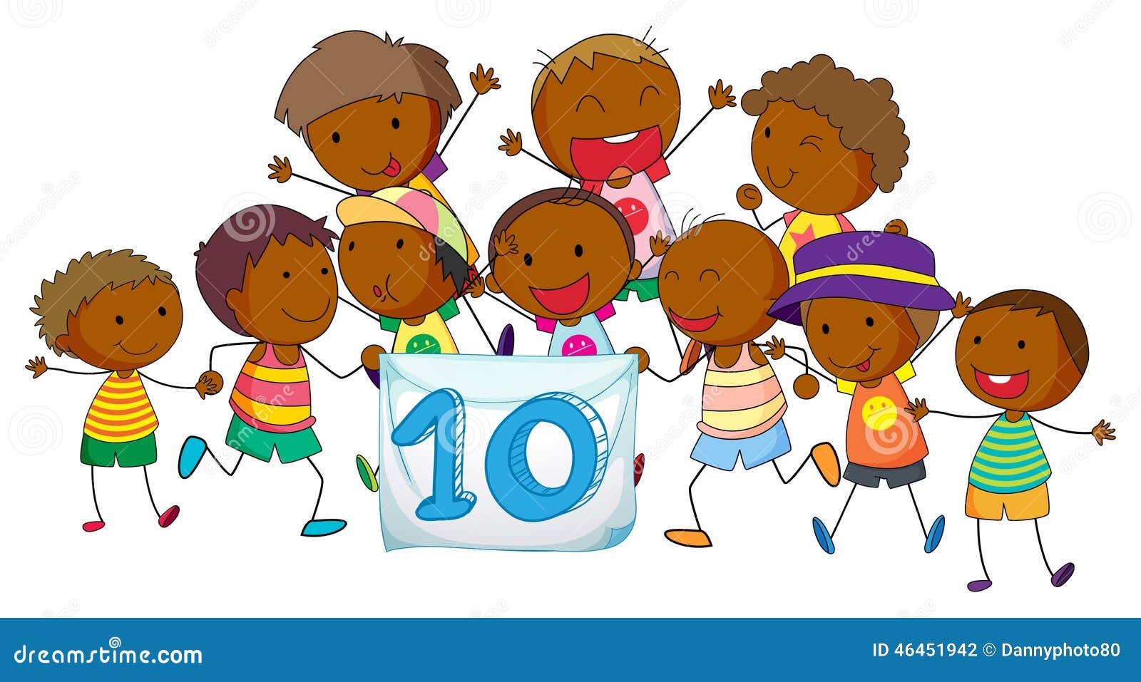 Número 10 stock de ilustración. Ilustración de fondo - 46451942