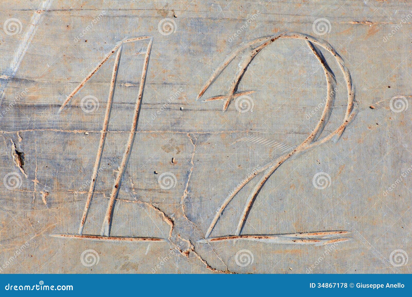 Número doce stock de ilustración. Ilustración de contado - 34867178