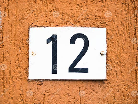Número doze 12 imagem de stock. Imagem de projeto, frente - 49273177