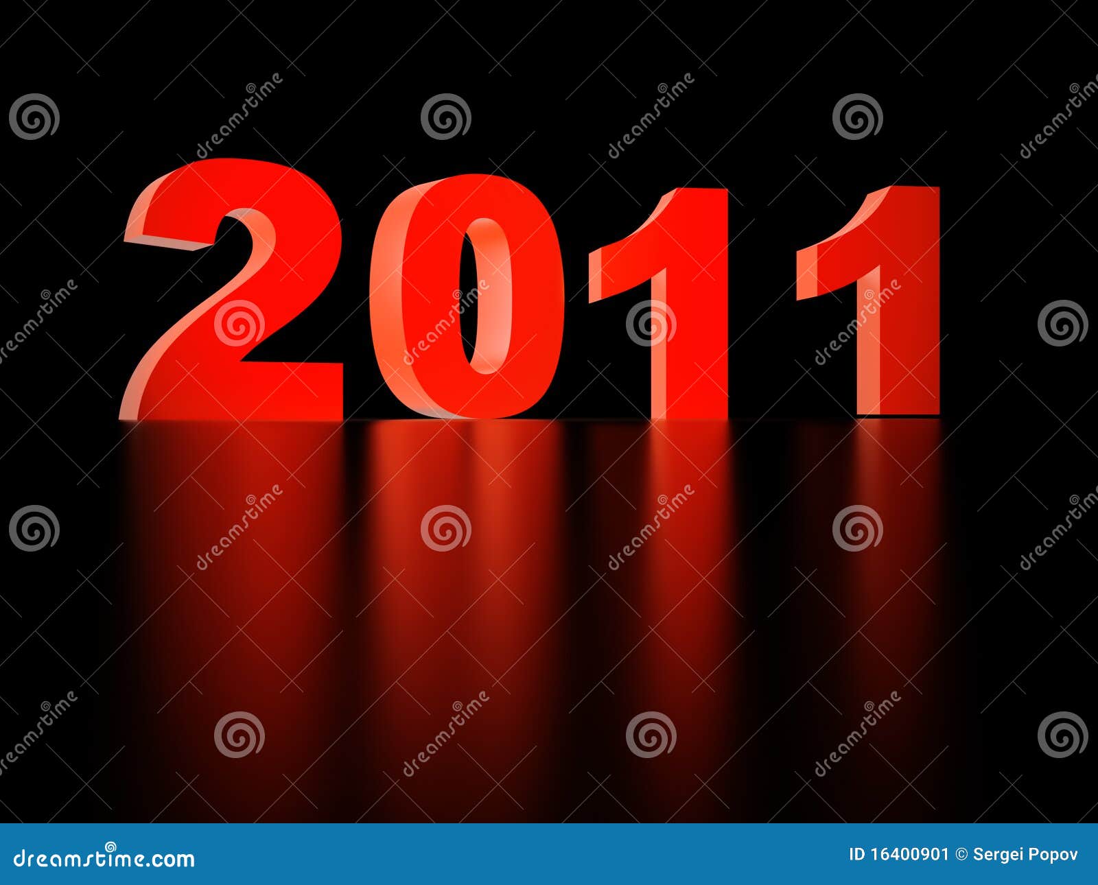 Números 2011 stock de ilustración. Ilustración de calendario - 16400901