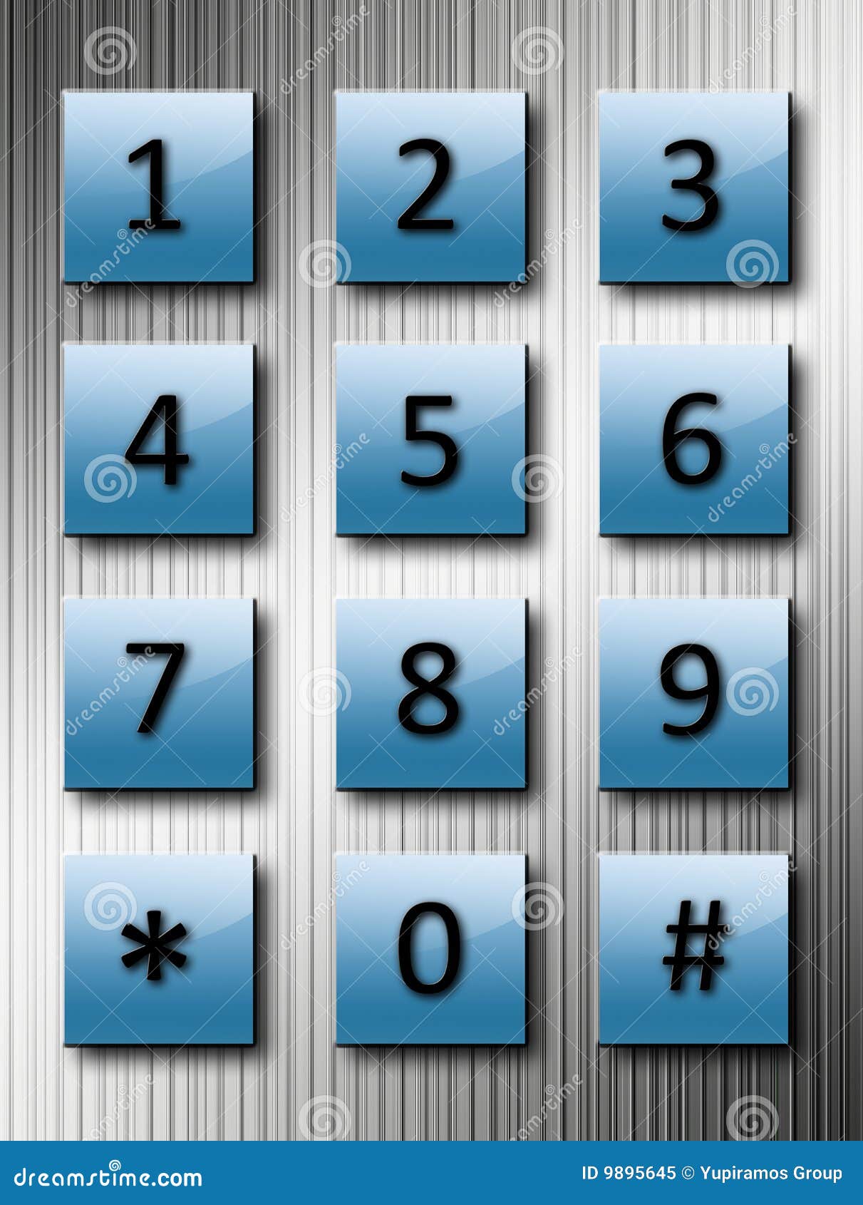 Números de teléfono stock de ilustración. Ilustración de datos - 9895645