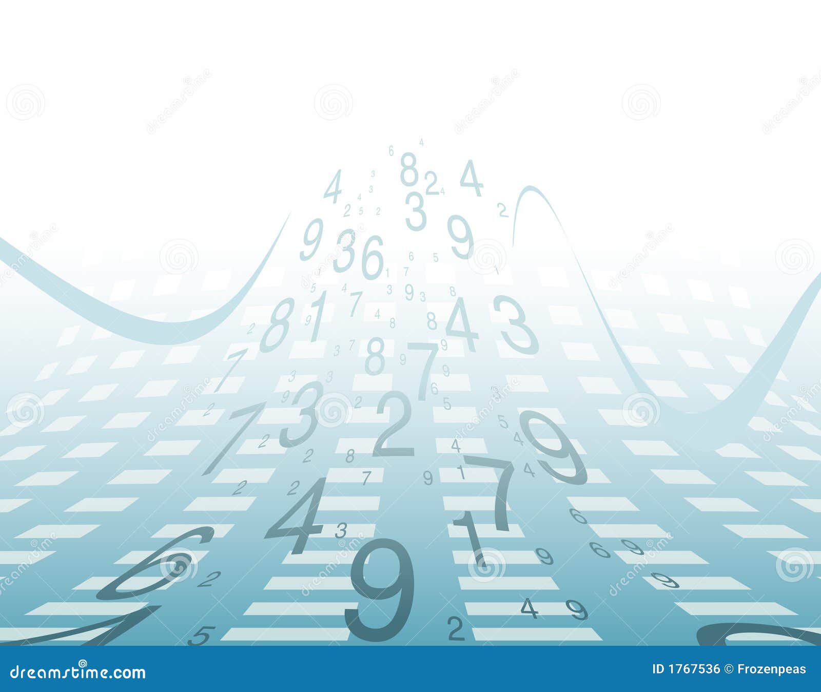 Números del fondo. ilustración del vector. Ilustración de ilustración ...