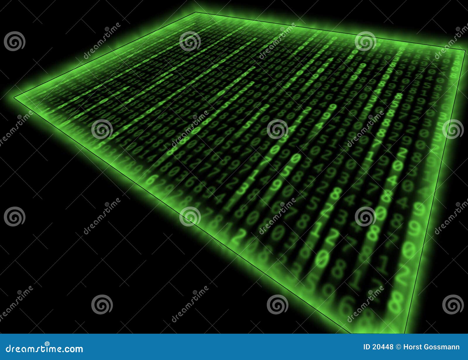 Números verdes stock de ilustración. Ilustración de rinda - 20448