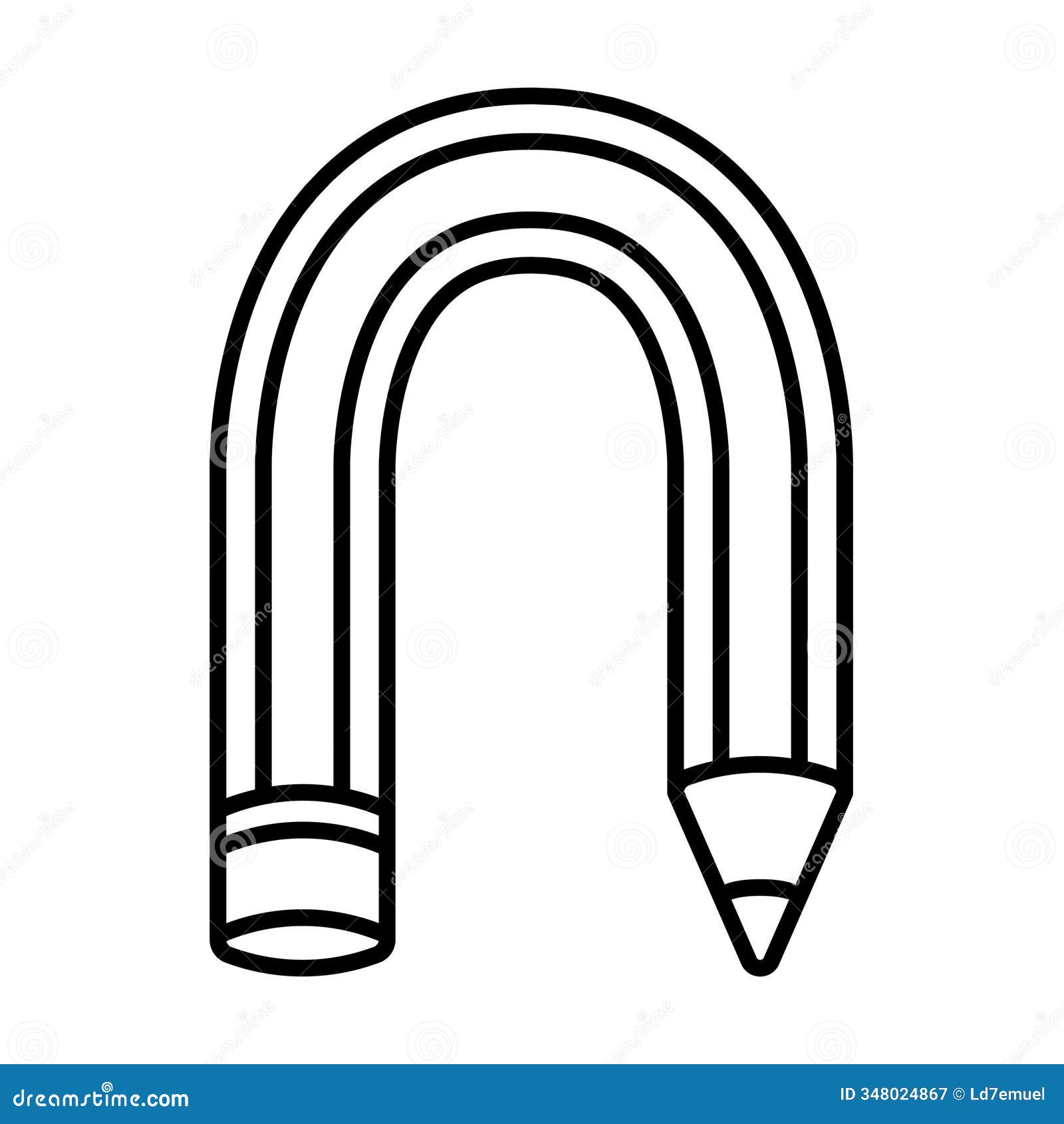 R Letter Pencil Letter Font. Vector Illustration | CartoonDealer.com ...