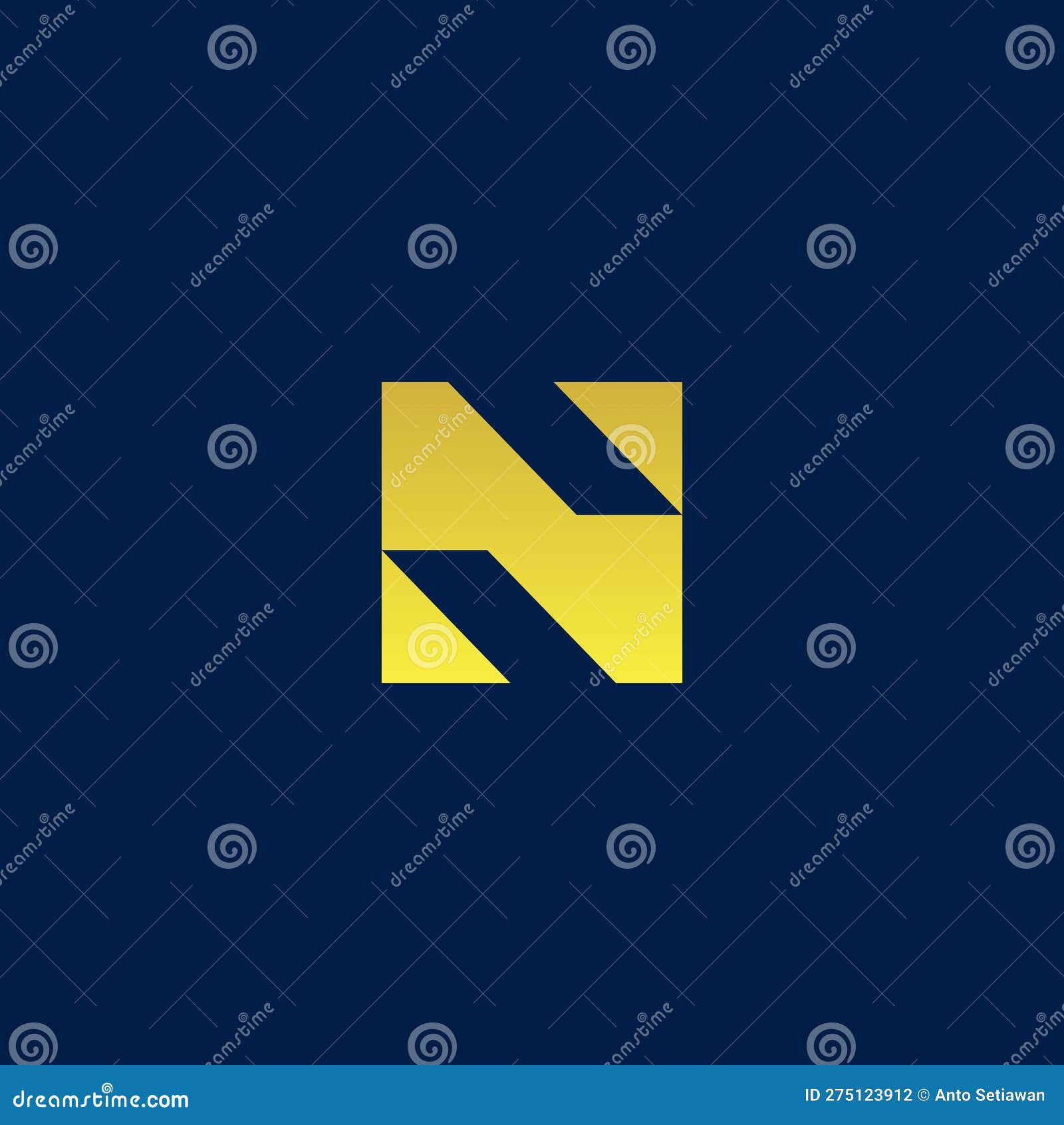 N Logo Design Letter N Simple Design Stock Vector Illustration Of Logo Idea 275123912