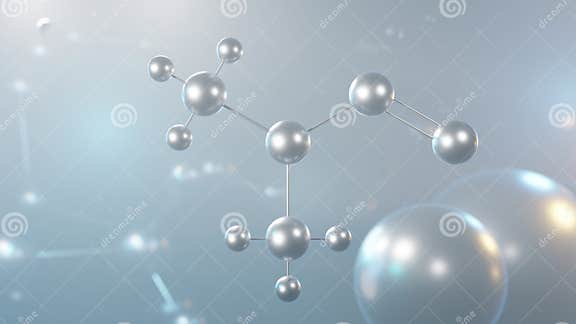 N-nitrosodimethylamine Molecular Structure, 3d Model Molecule ...