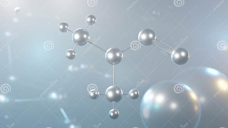 N-nitrosodimethylamine Molecular Structure, 3d Model Molecule ...
