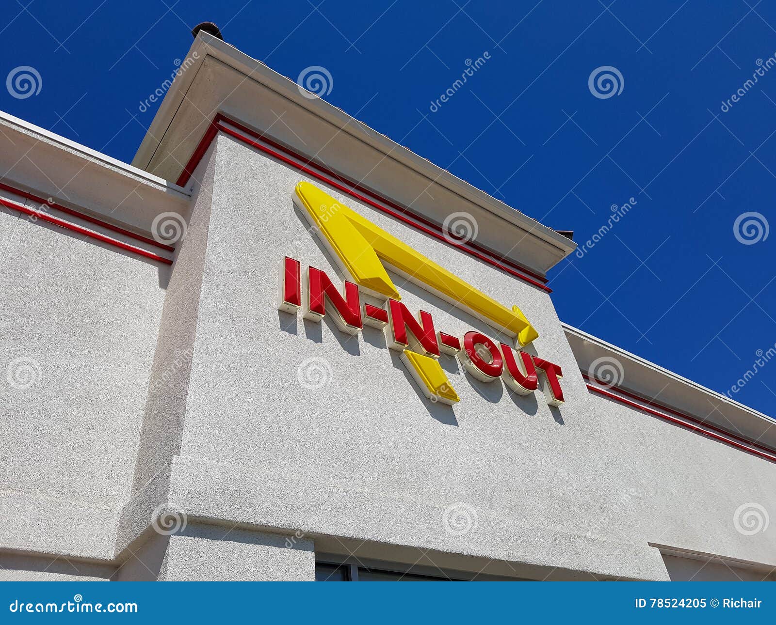 In-N-Out burger restaurant editorial image. Image of fatty - 78524205