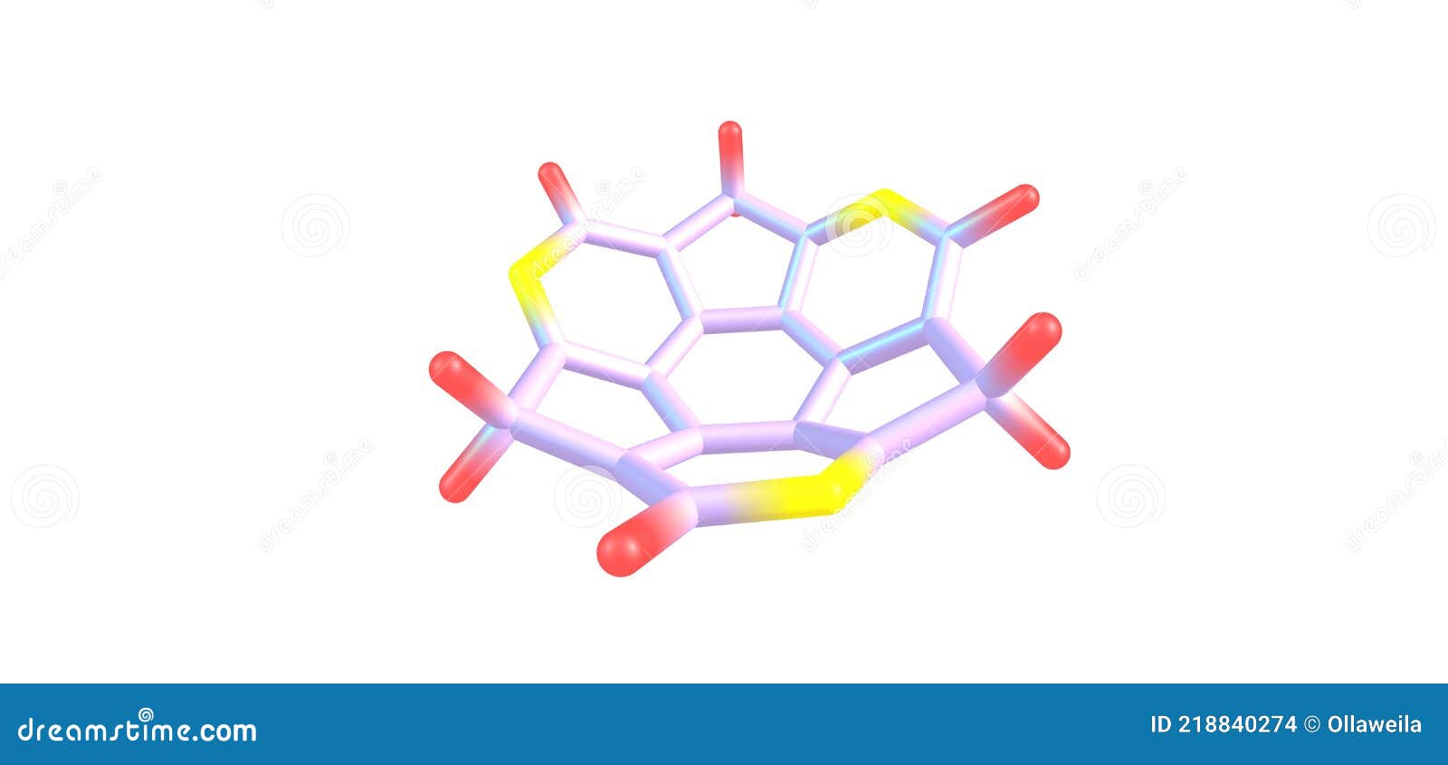 Benzopyrene (BaP) Polycyclic Aromatic Hydrocarbon Molecule. Stock Photo ...