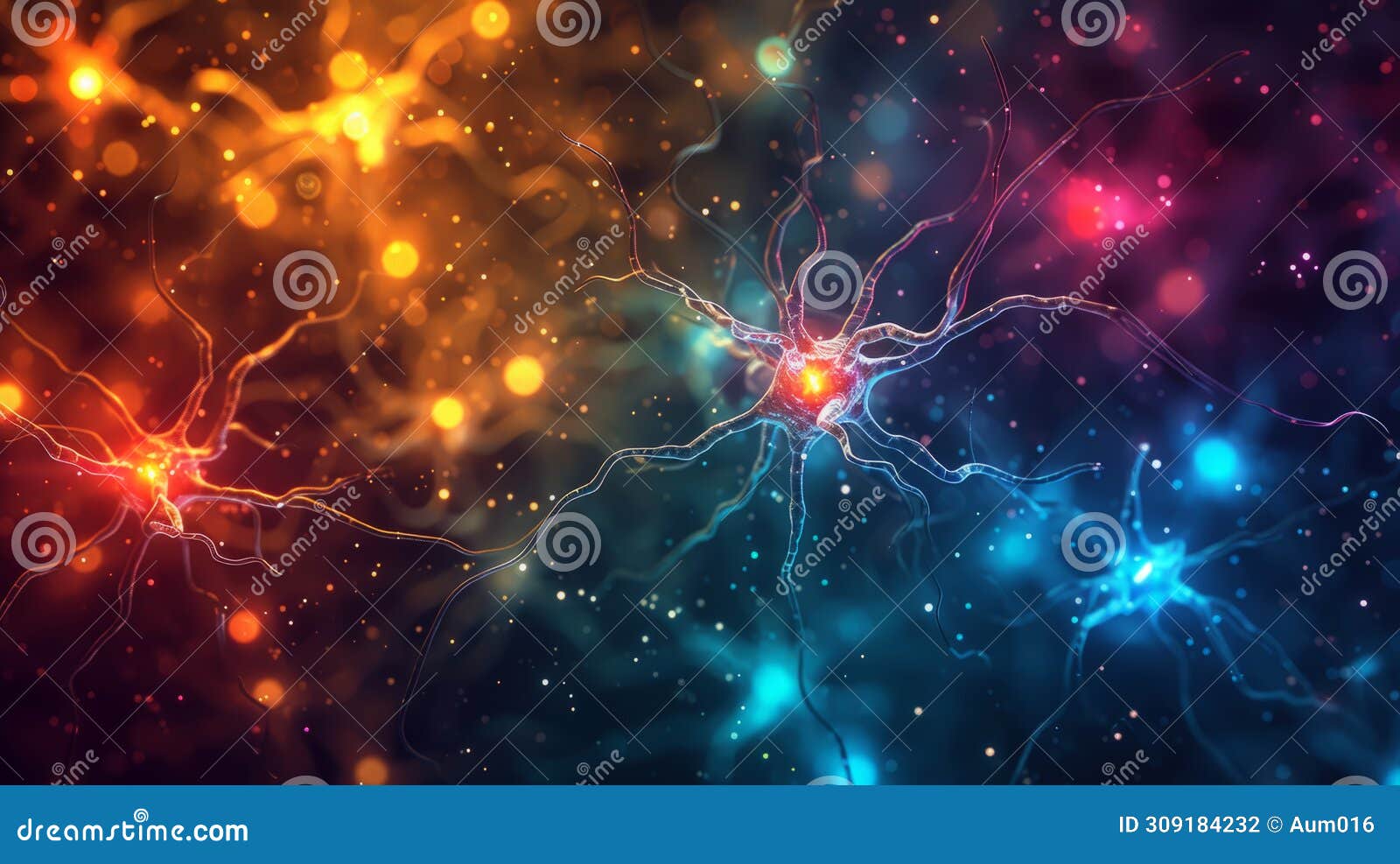 N of Synapses in the Human Brain Stock Illustration - Illustration of ...