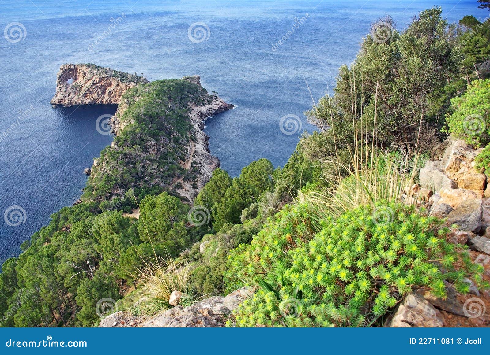 Na Foradada Cape stock image. Image of coastline, landmark - 22711081