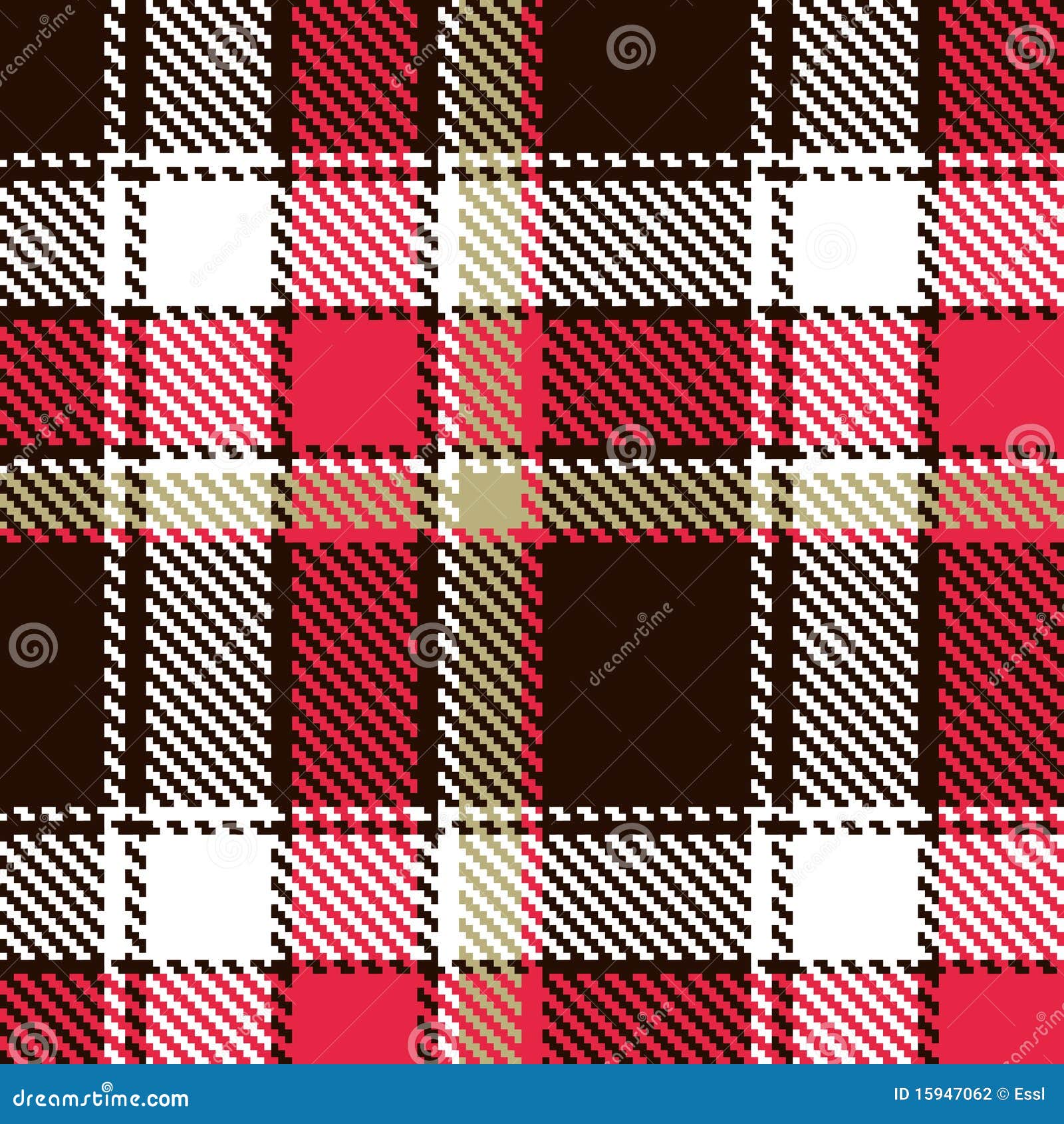 Naadloos geruit patroon vector illustratie. Illustration of geometrisch ...