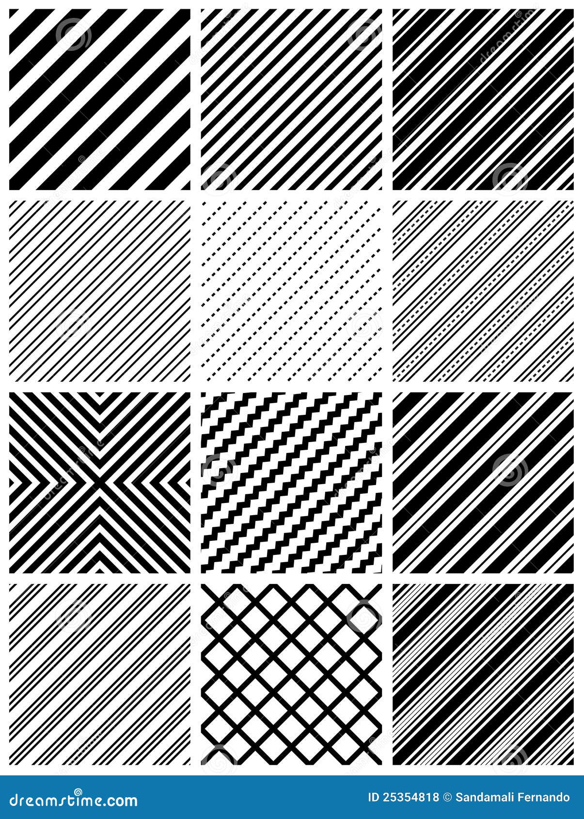 Naadloos streeppatroon vector illustratie. Illustration of retro - 25354818