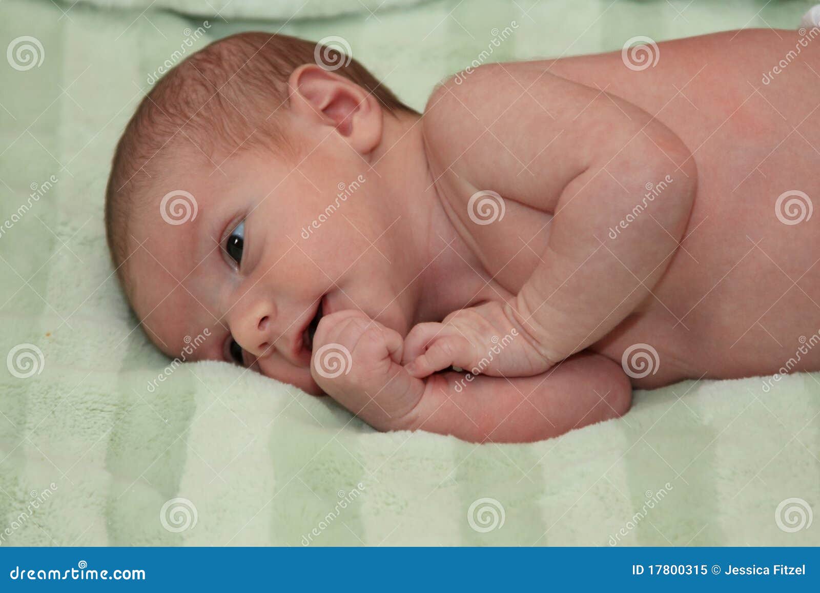 Naakte baby stock afbeelding. Image of verward, gezond - 17800315