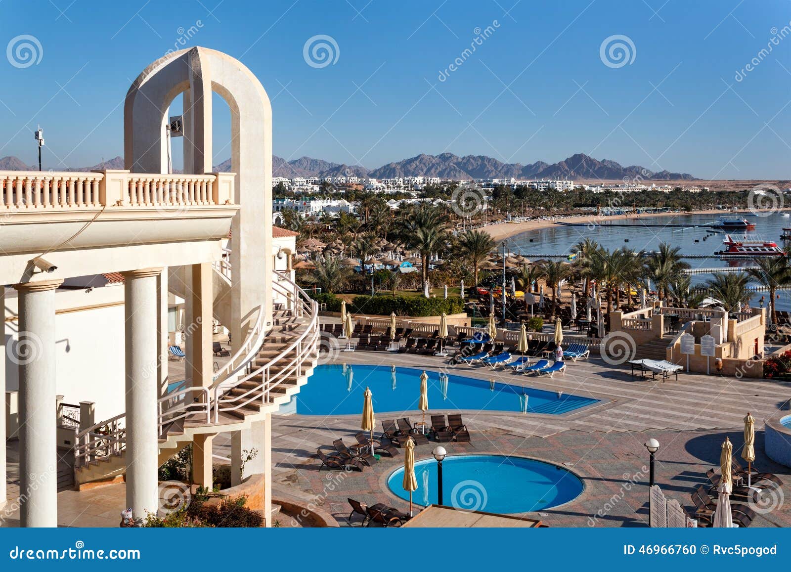 Naama Bay En Sharm El Sheikh, Egipto Foto de archivo - Imagen de roca ...