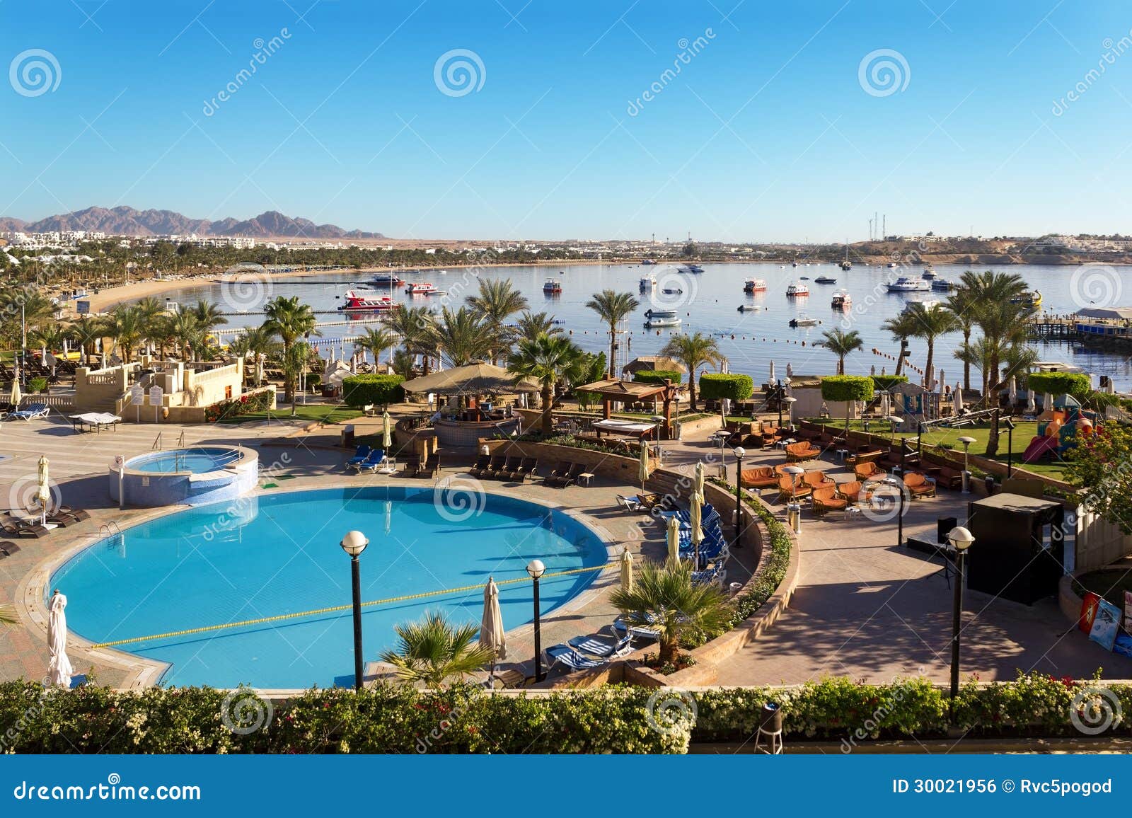 Naama Bay in Sharm El Sheikh Stock Photo - Image of cruise, naama: 30021956