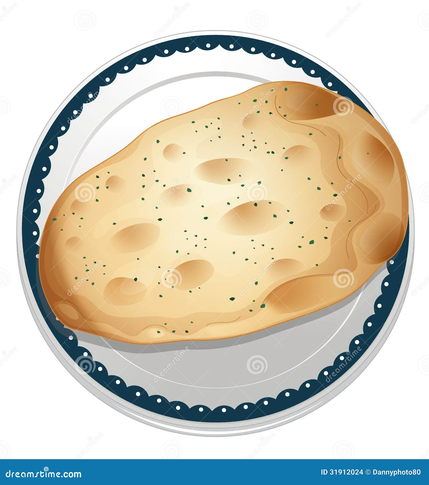 Naan Bread Stock Illustrations – 192 Naan Bread Stock Illustrations ...