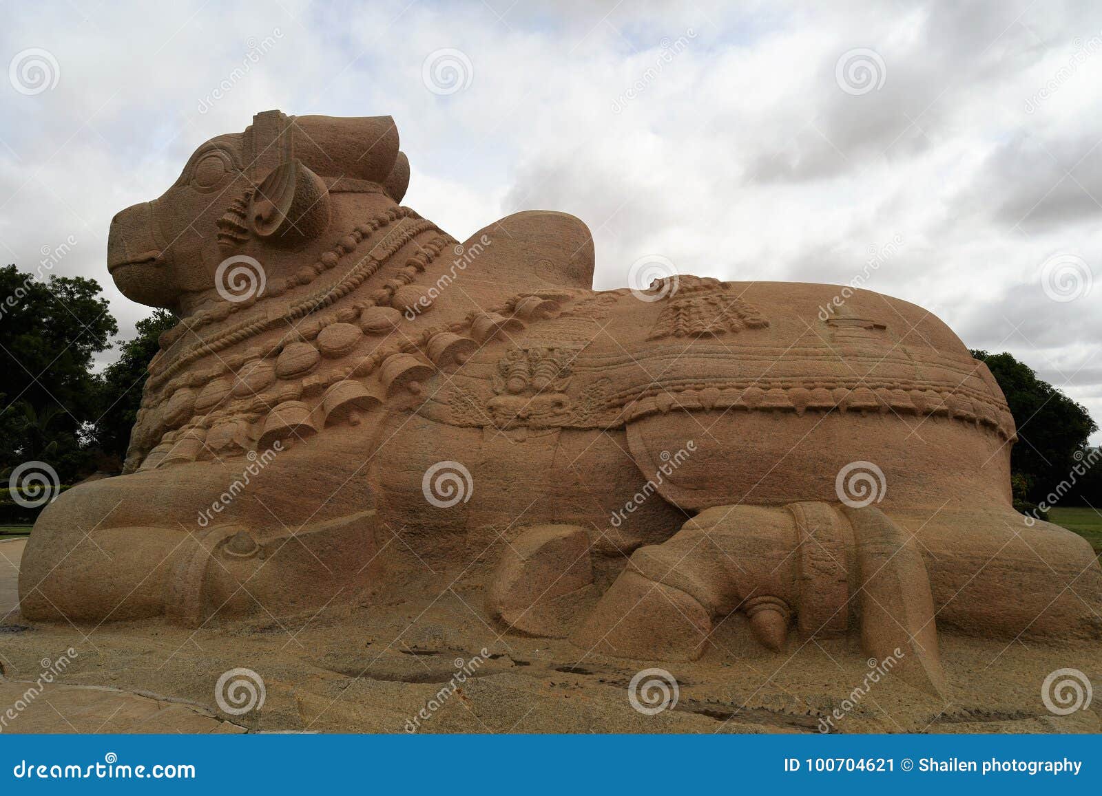 Naandi Statue, Lepakshi India Stock Image - Image of history, lepakshi ...