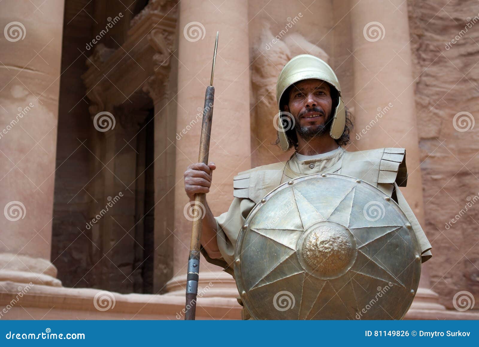 Remains Of Nabatean Theatre In Petra - The Capital Of The Nabatean ...