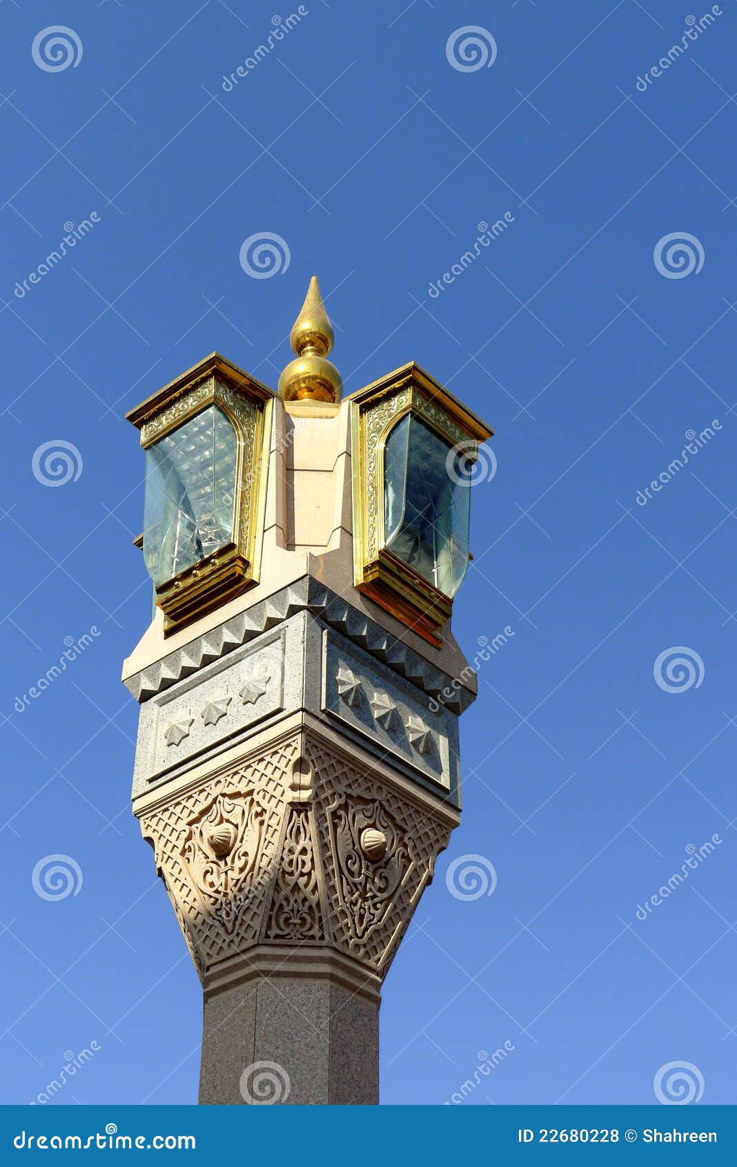 Nabawi Mosque s Lamp stock photo. Image of omra, arabia - 22680228