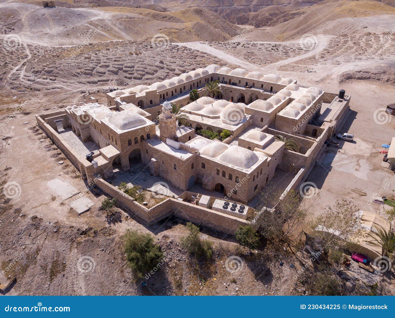 Nabi Musa Site And Mosque At Judean Desert, Israel. Tomb Of Prophet ... Nabi Musa Site And Mosque At Judean Desert, Israel. Tomb Of Prophet ...