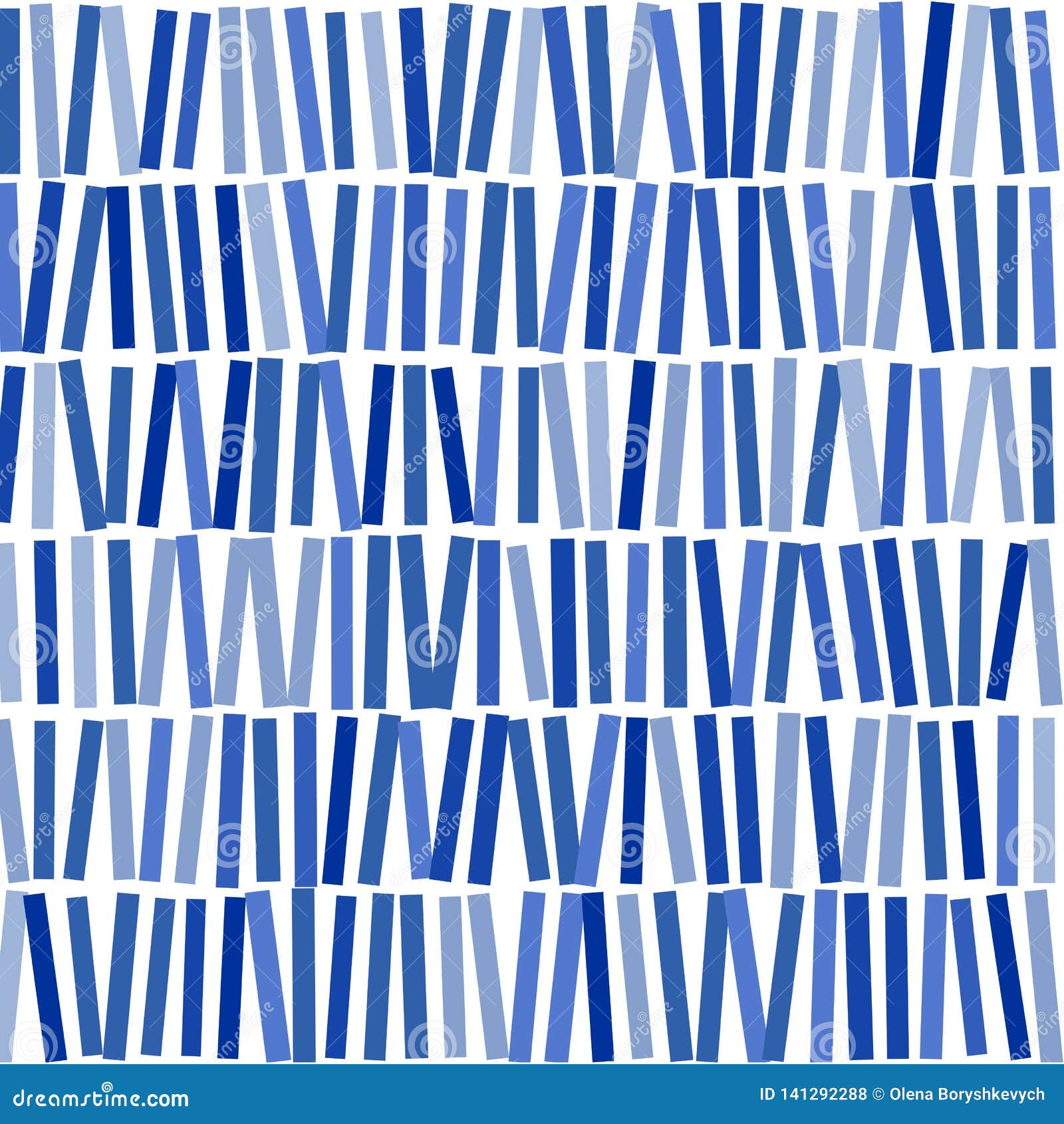 Abstract Image of Blue Rectangles on Whit Background Stock Vector ...