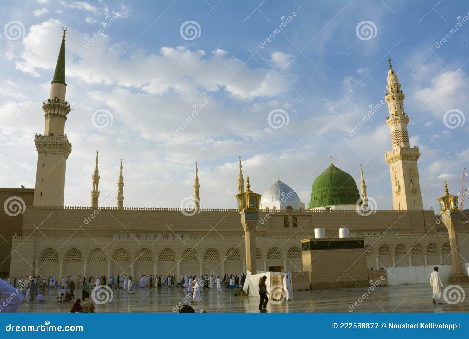 Nabvi mosque Madeena editorial photography. Image of islamic - 222588877