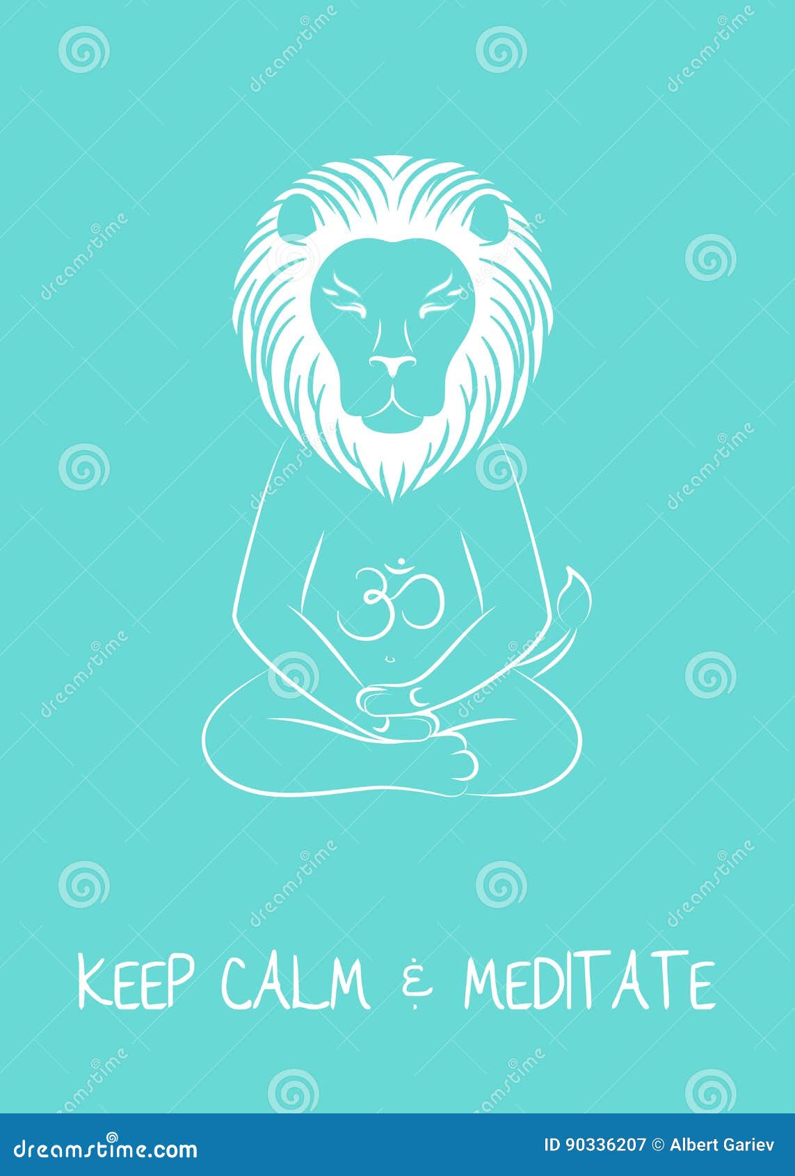 Nachdenkliche Tier-Reihe stock abbildung. Illustration von nett - 90336207