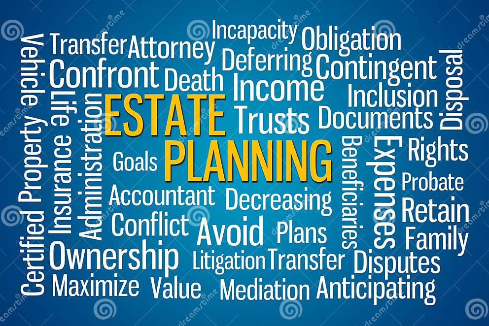 Nachlassplanung stock abbildung. Illustration von vorwegnehmen - 49776170