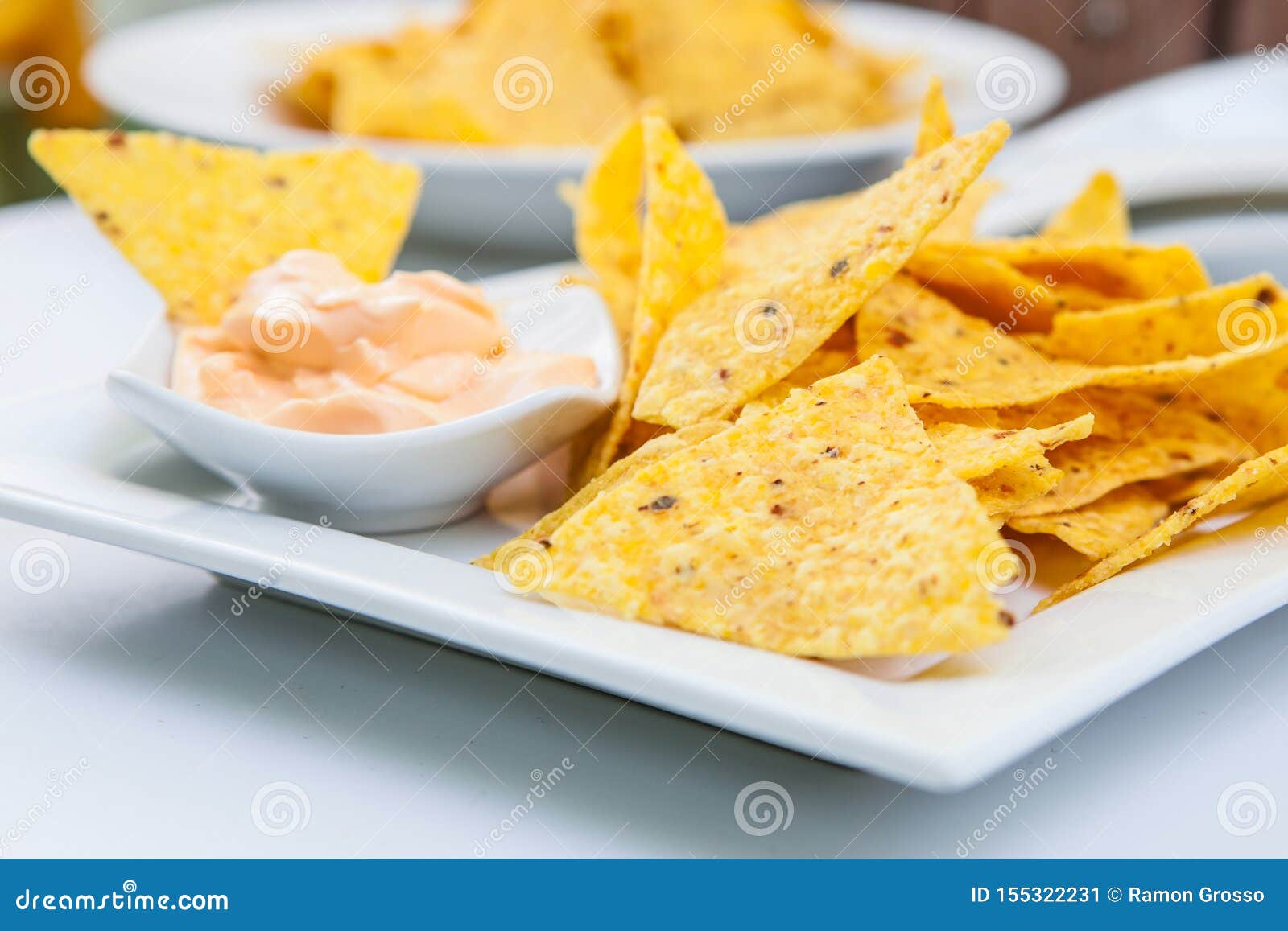 Nacho and cheese stock image. Image of meal, appetizer - 155322231