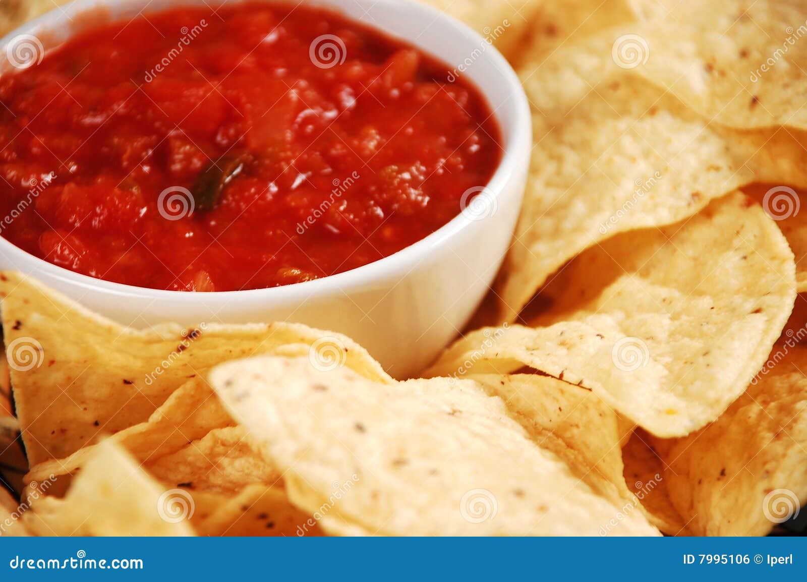 Nacho chips and salsa stock photo. Image of party, tasty - 7995106