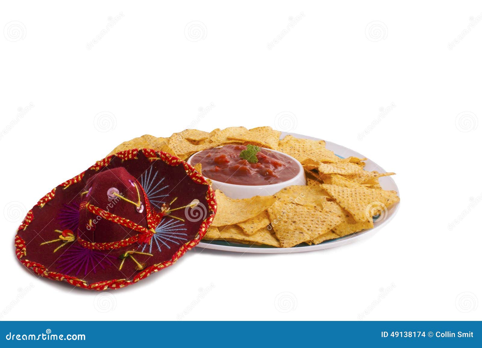 Nacho sombrero stock photo. Image of chili, golden, cone - 49138174