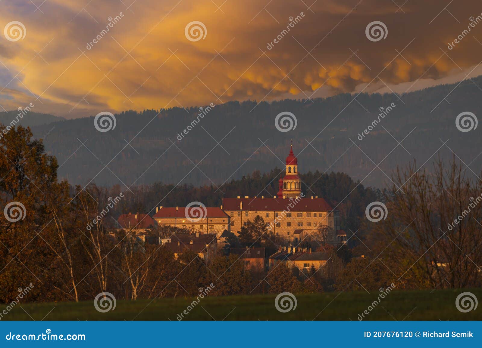 Nachod Castle, Eastern Bohemia, Czech Republic Stock Photo - Image of ...