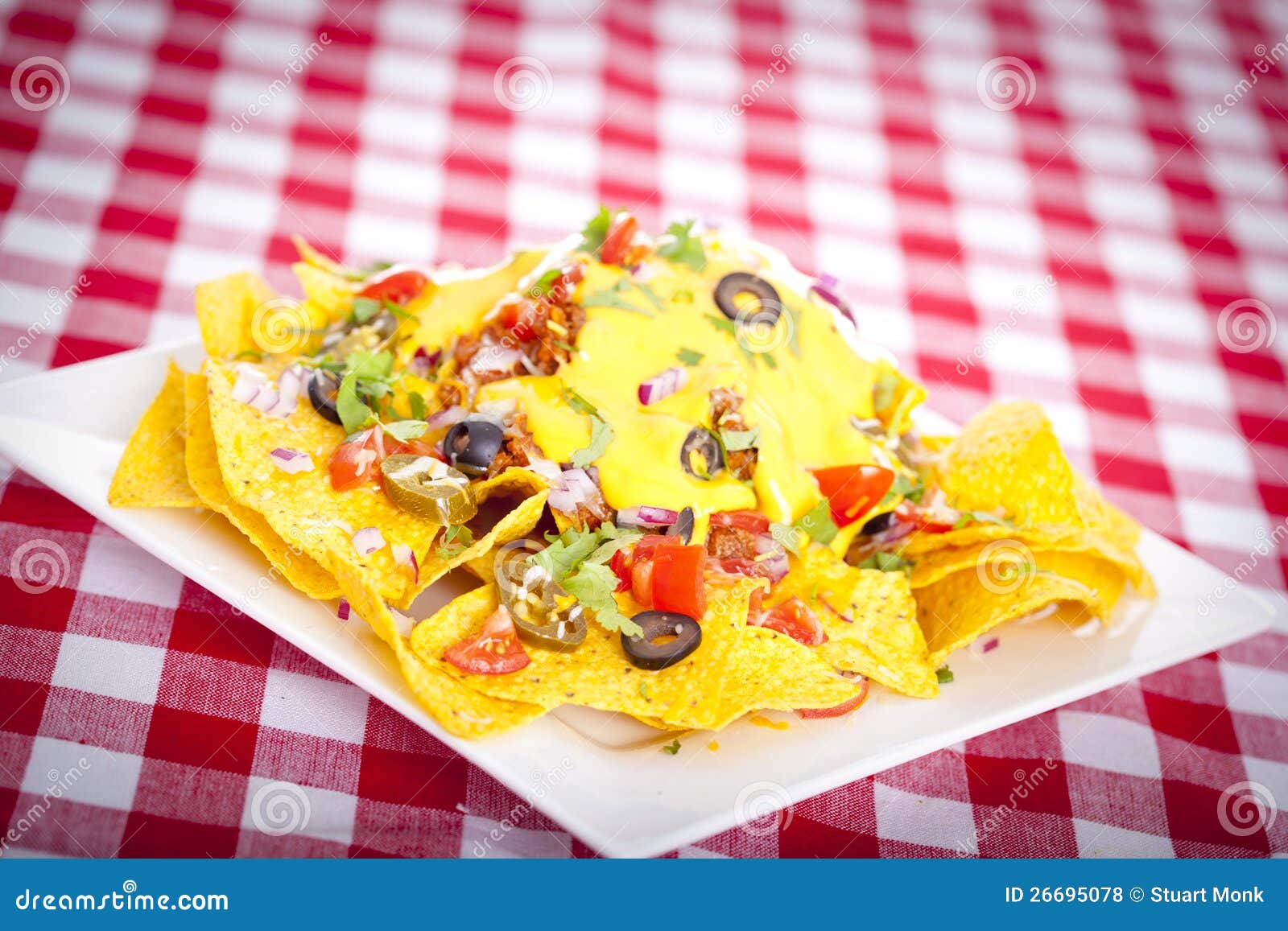 Nachos stock photo. Image of chilli, crunchy, dish, mexico - 26695078