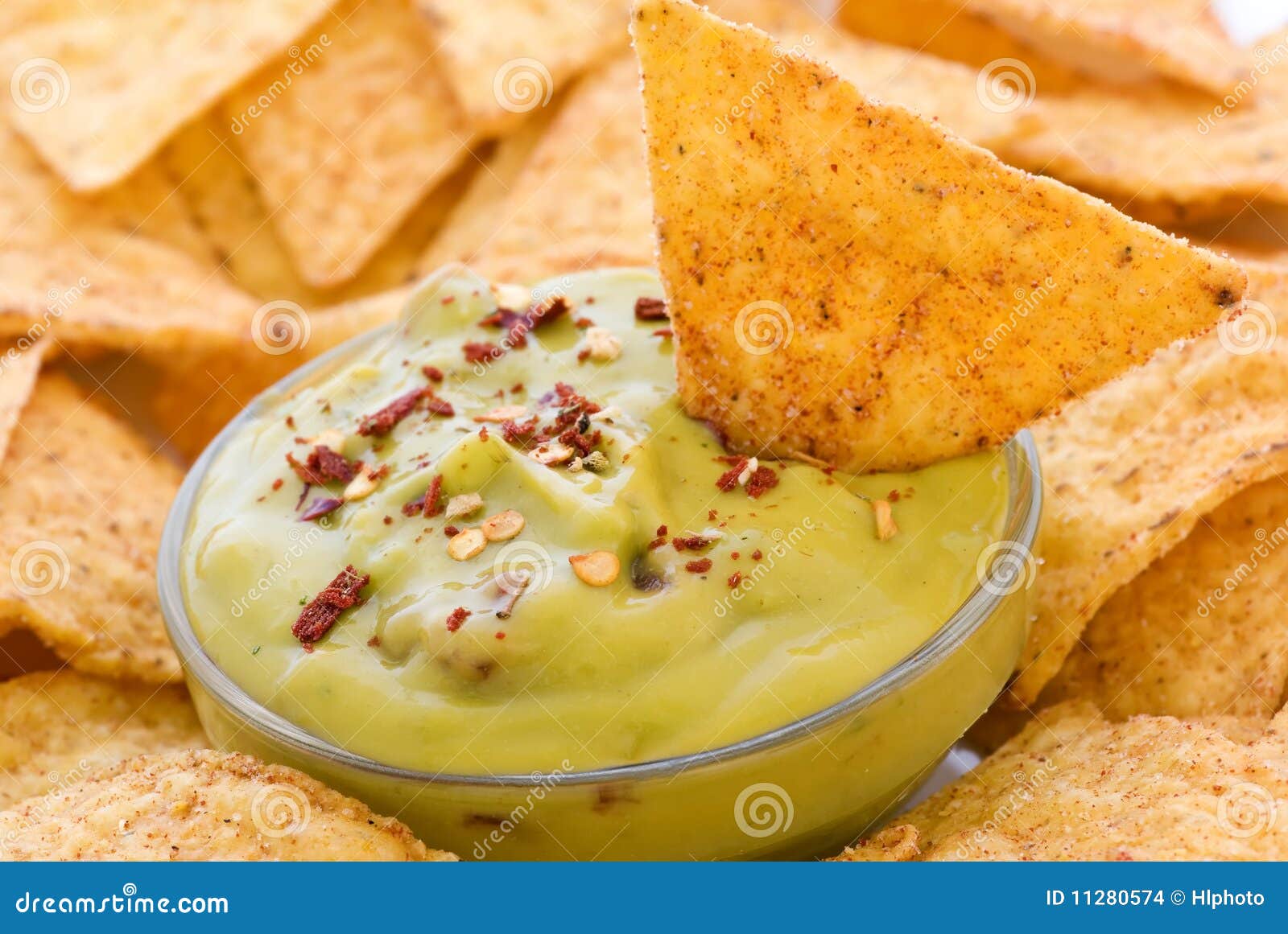 Nachos with Dip stock photo. Image of food, crop, salsa - 11280574