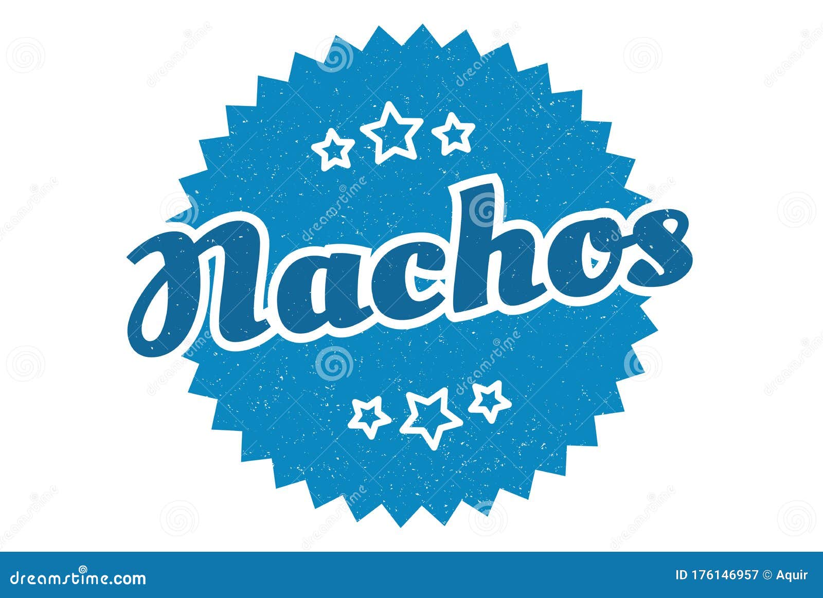 Nachos Sign. Nachos Vintage Retro Label Stock Vector - Illustration of ...