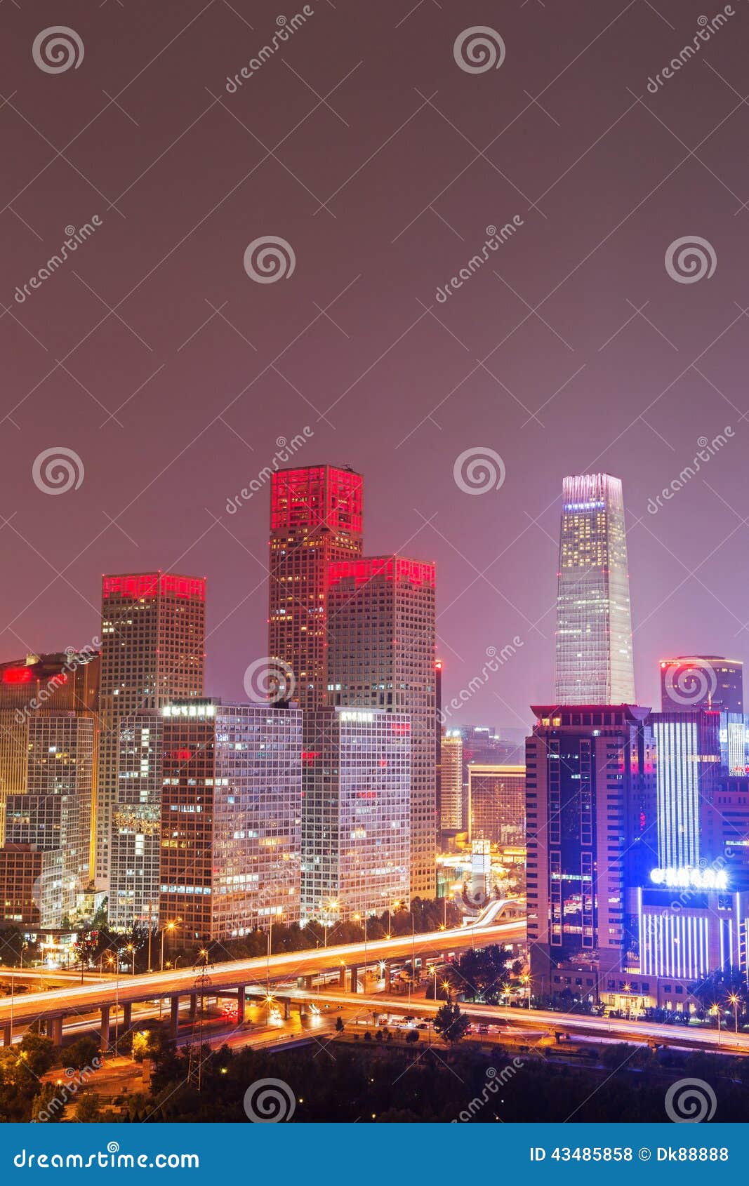 Nacht in Peking stockfoto. Bild von inneres, entfernt - 43485858