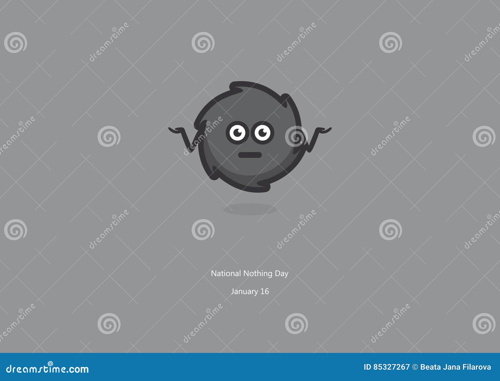 Nacional Nada Vector Del Día Ilustración del Vector - Ilustración de ...