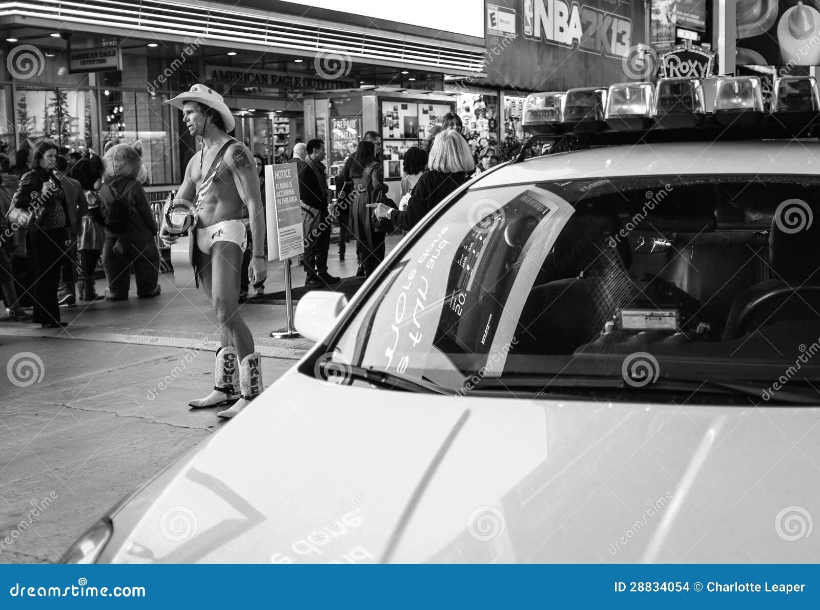 Nackter Cowboy, Times Square, New York Redaktionelles Stockbild - Bild ...