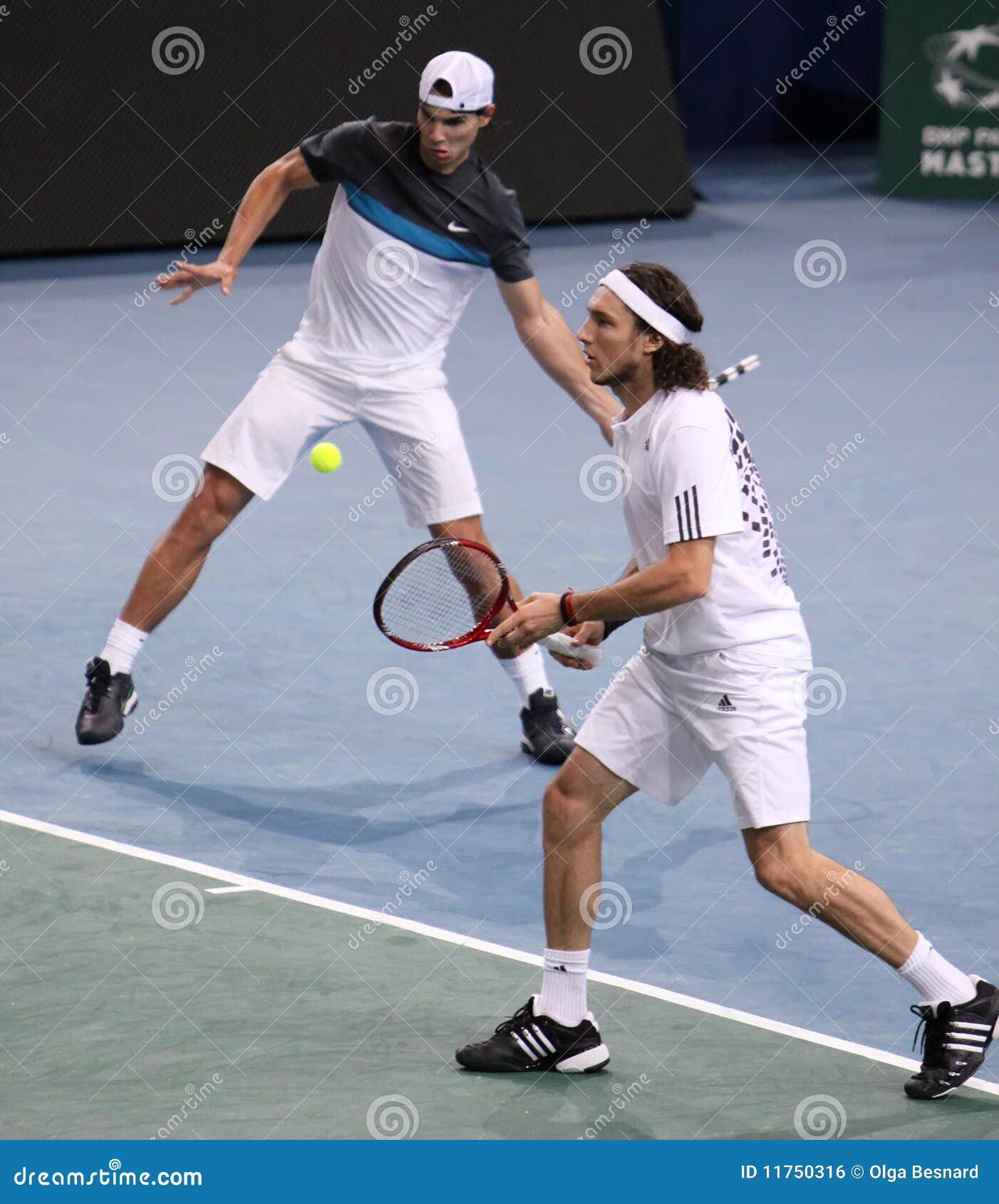 NADAL (ESP) / MONACO (ARG) at BNP Masters 2009 Editorial Photo - Image ...