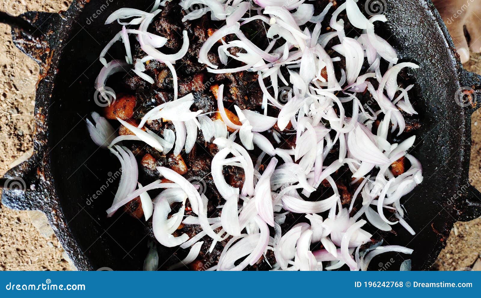 Nadan beef fry stock photo. Image of design, invertebrate - 196242768