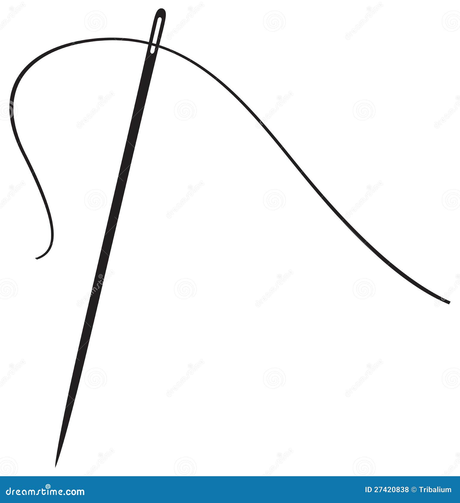 Nadel vektor abbildung. Illustration von blau, nachricht - 27420838