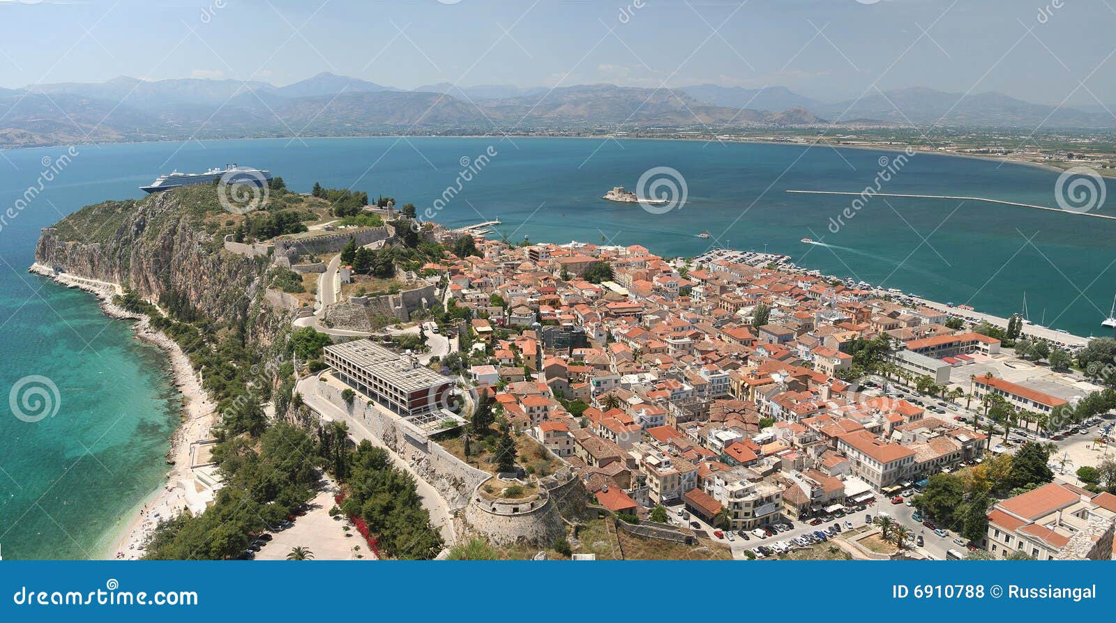 Nafplio stock photo. Image of greek, view, mediterranean - 6910788